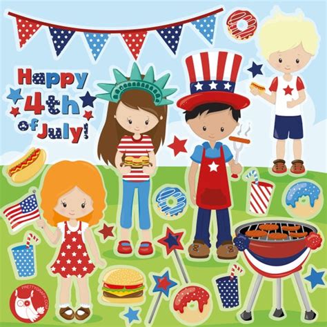 Dx 4th Of July Bbq Clipart