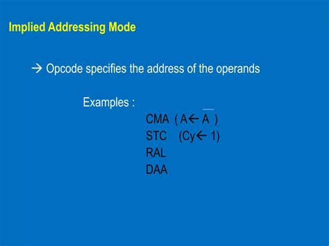 Addressing Modes 8085 Pptx Operating Systems Computer Software