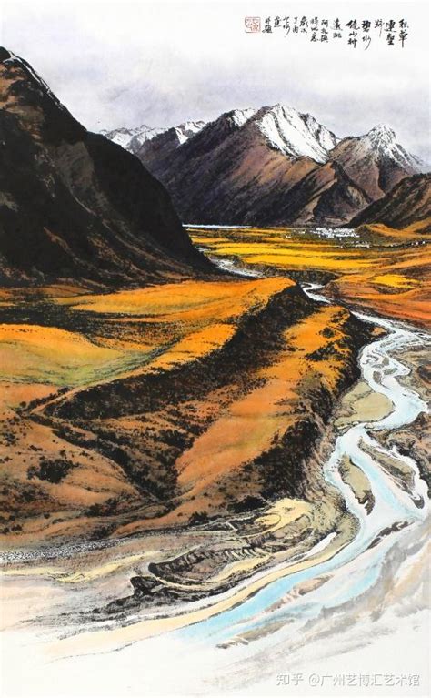 邓初夏：山水藏心胸，画面生气韵 知乎