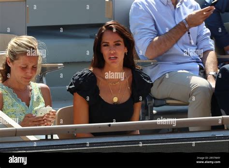 Paris France 05th June 2023 Jade Foret In The Stands During French Open Roland Garros 2023
