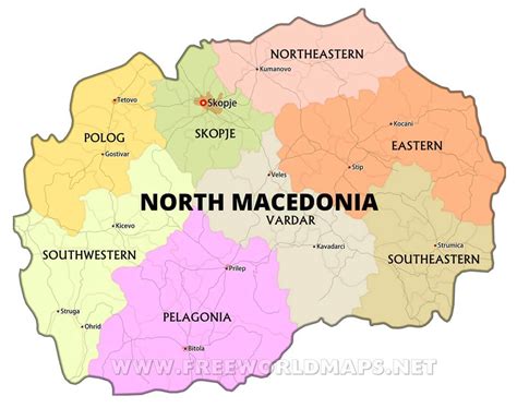 North Macedonia Maps By