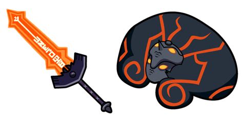 Steven Universe Obsidian And Sword Cursor Sweezy Cursors