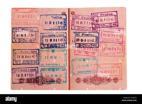 Russian Visa Stamp Cut Out Stock Images And Pictures Alamy