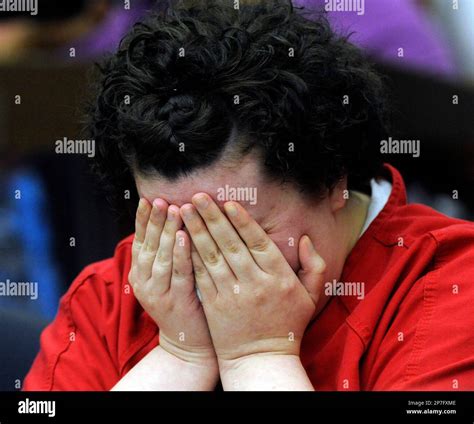 Melissa Huckaby 29 Wipes Away Tears After Watching A Multimedia