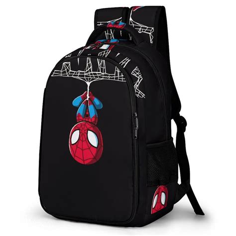Spider Man Cartoon Backpack Lightweight Small Durable Daypack For