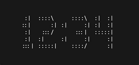 Github Underscore7asciiclock A Clock Skin That Uses Ascii Art Fonts