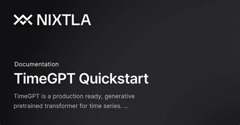 Timegpt Quickstart Nixtla
