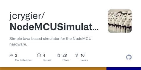 Github Jcrygiernodemcusimulator Simple Java Based Simulator For The