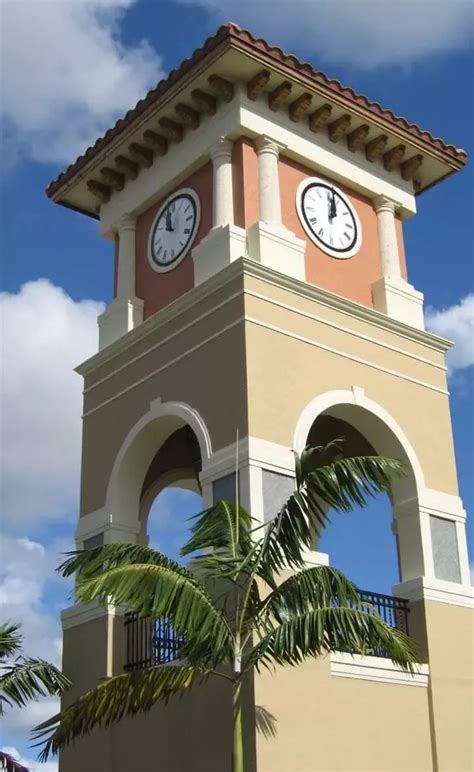 Cities Towns Images The Verdin Company Clock Tower Facade Design