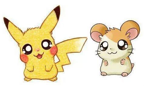 Hamtaro E Pikachu