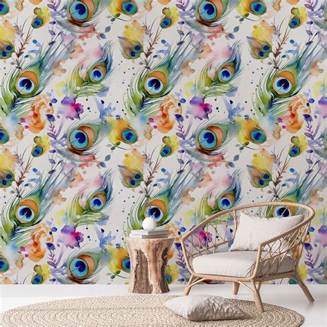 Beautiful Peacock Print Wallpapers Beautiful Pattern Art Illustration