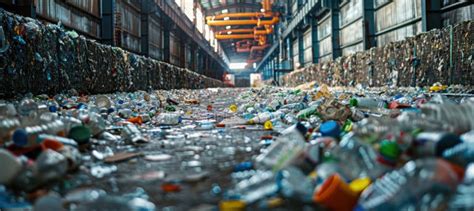 Innovative Recycling Facility With Advanced Sorting Systems For Plastic