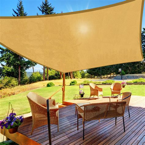 Happytrends Sun Shade Sail10x 13 Heavy Duty Uv