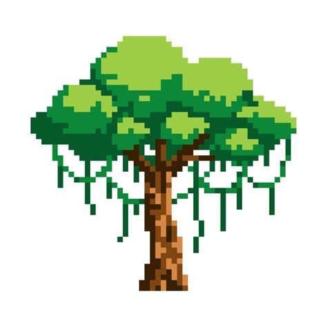 Pixel Art Tree T-Shirt