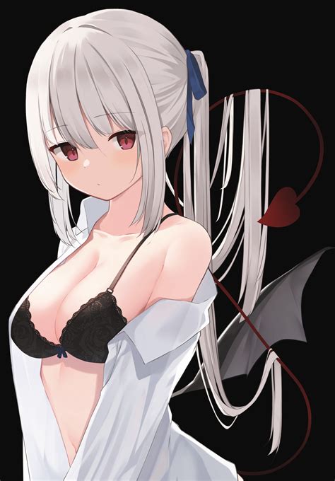 Looking At Viewer Big Boobs Cleavage Demoness Memekko Digital Art