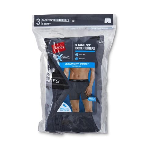 Hanes Mens 3 Pack Comfort Cool Boxer Briefs