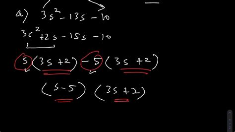 Factoring Trinomials By Decomposition Youtube