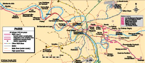 France Paris Rer Line E Project Map Country Profile Railway