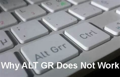 How To Fix ALT GR Not Working On Windows TechMaina