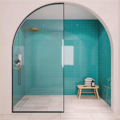 Stardust Marine 2x8 Glass Mosaic Tile Tile Club