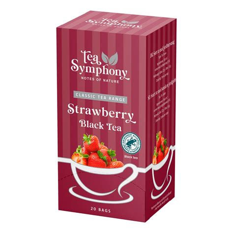 Te Tea Symphony Strawberry Black Tea 20 Breve