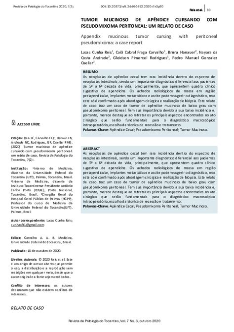 Pdf Appendix Mucinous Tumor Cursing With Peritoneal Pseudomixoma A