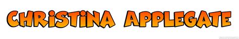 Christina Applegate Logo Free Name Design Tool From Flaming Text