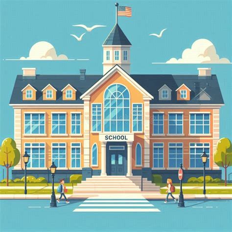 Schools Town Stock Illustrations 101 Schools Town Stock Illustrations
