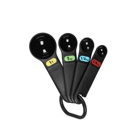 Oxo Softworks Measuring Spoons 4 Piece Black