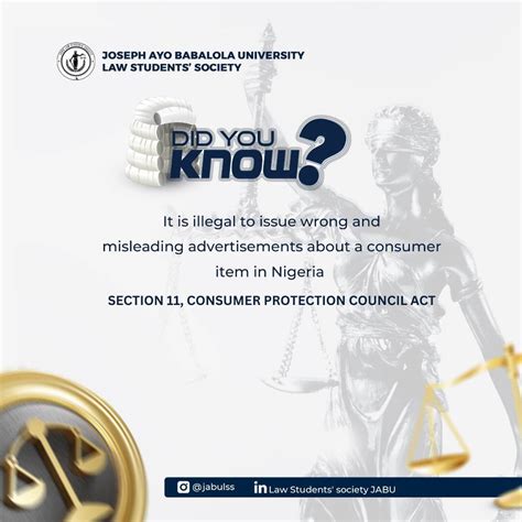 Legal Effects Of Misleading Advertisements In Nigeria By Jabu Law