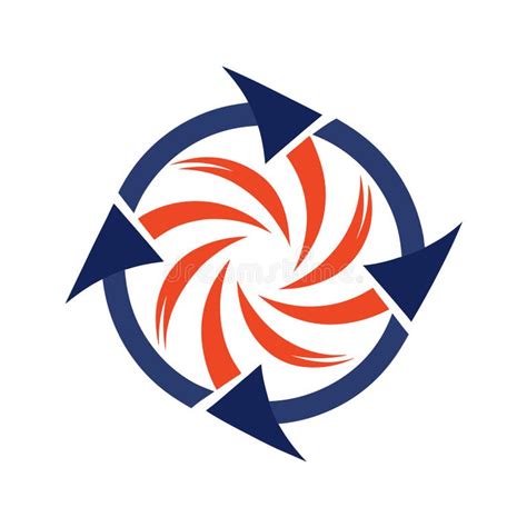 Circular Arrow Graphic Illustrating Process Flow And Data Management