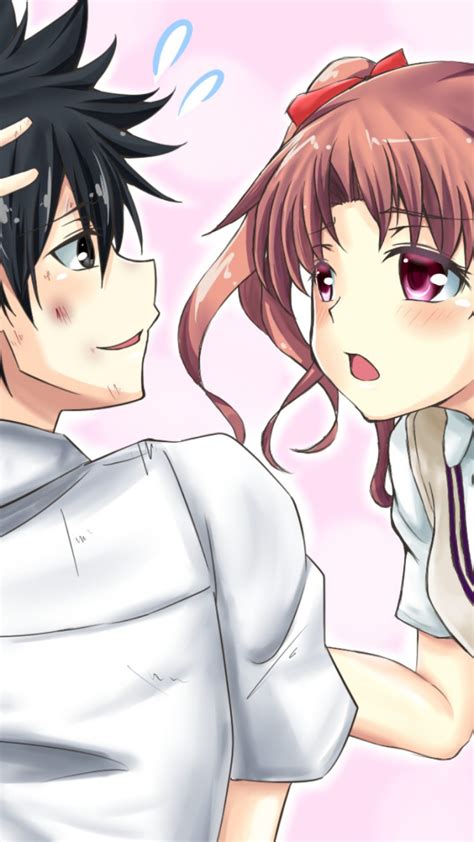 Anime A Certain Magical Index Kamijou Touma Kuroko Shirai 720x1280