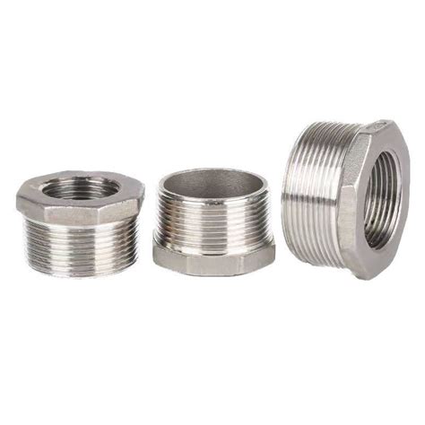 Industrial Nptbspt Male Thread Forged Stainless Steel Hex Head Pipe