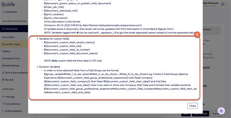 What Are Dynamic Variables Scilife