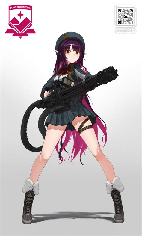Tom Neko Zamudo Akiyuki Penelope Wiseman Vandu Entertainment Highres 1girl Ammunition Belt
