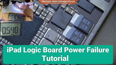Ipad Logic Board Power Dead Repair 【tutorial】 Youtube