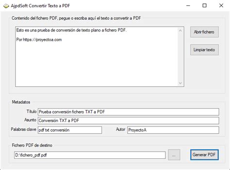 Convertir Texto A PDF Con ITextSharp Y Visual Basic Net VB Net Proyecto A
