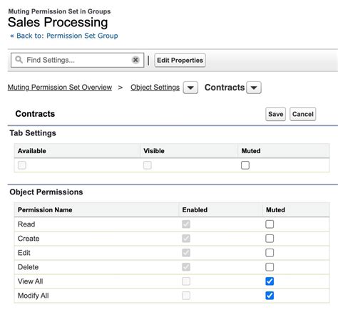 Mute Permissions In Salesforce Permission Set Groups Salesforce