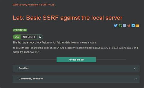 How To Exploit A Basic Ssrf Vulnerability