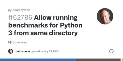 Allow Running Benchmarks For Python 3 From Same Directory · Issue
