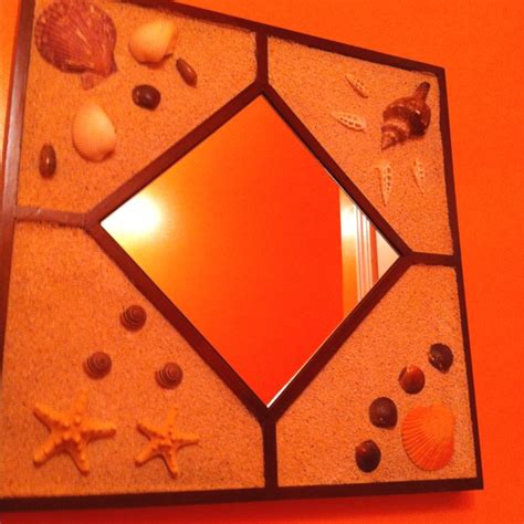Diy Seashell Mirror For Bathroom Decor