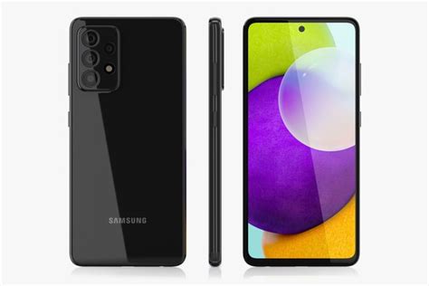 3d Samsung Galaxy A52 Model Turbosquid 1708036