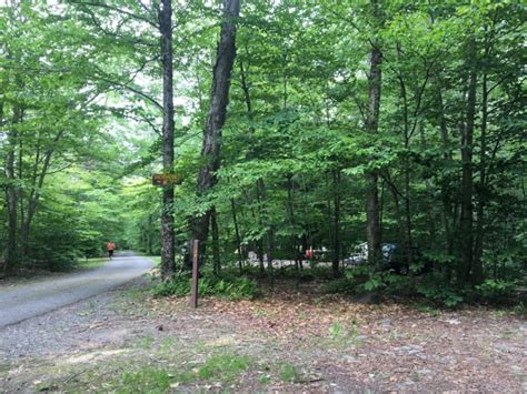 Camping At Mongaup Pond In The Catskills Upstate New York