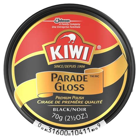 Kiwi Parade Gloss Shoe Polish Premium Wax Blend Brilliant Shine