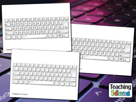 Blank Qwerty Keyboard Layout