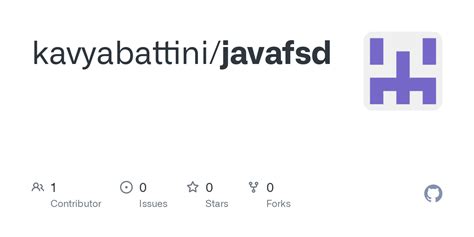Github Kavyabattinijavafsd