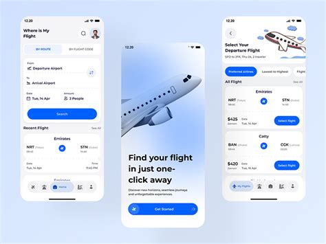 Flight Booking Mobile App By Alomgir Hossen On Dribbble