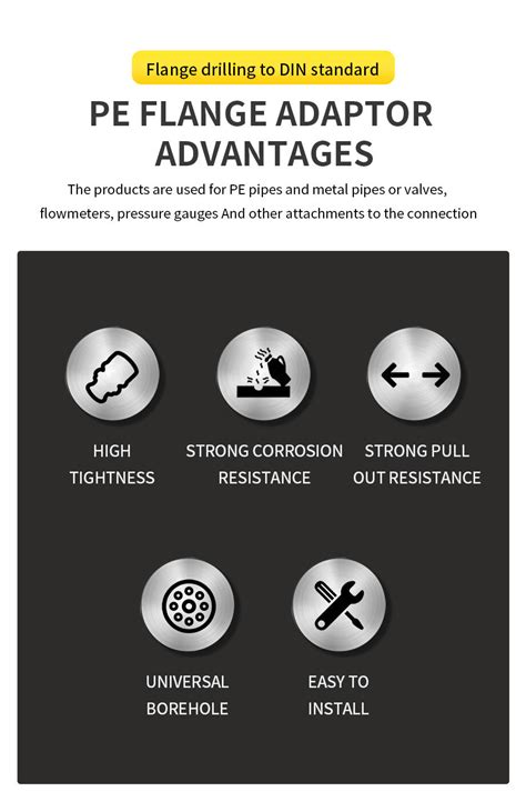 Dn63dn315 Flange Adaptor For Pe Pipe China Wholesale Flange Adaptor