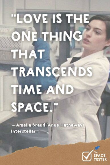 Interstellar Quotes About Space Love And Life The Space Tester