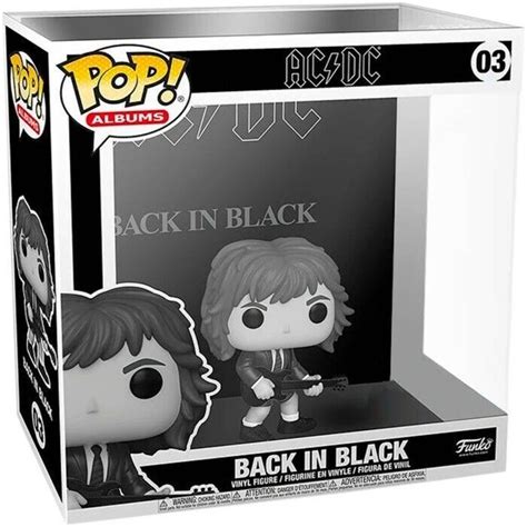 Funko Pop Albums Ac Dc Back In Black Bandw Walmart Exclusive